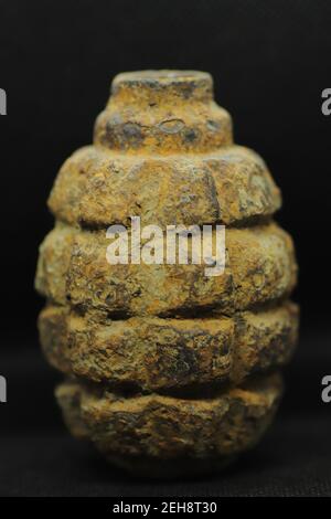 the surface of an old rusty grenade Stock Photo - Alamy