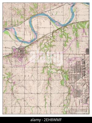 Eudora, Kansas, map 1951, 1:24000, United States of America by Timeless ...
