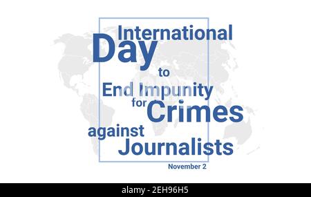 Illustration about International Day to End Impunity for Crimes Against ...