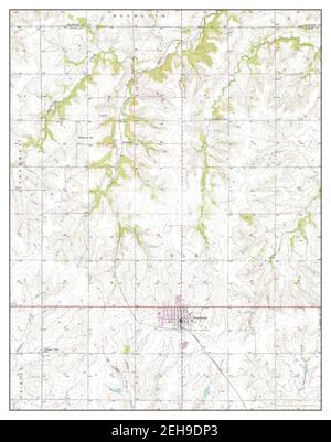 Overbrook, Kansas, map 1955, 1:24000, United States of America by ...