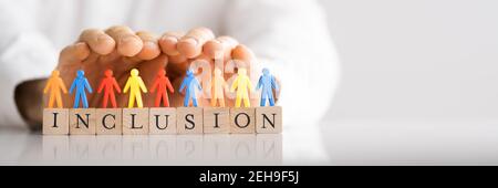 Inclusion Diversity Equality Banner. Inclusive LGBT Banner Stock Photo ...