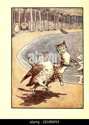 The Owl and the Pussycat by Edward Lear Stock Photo - Alamy