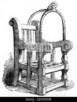 P617c The Ducking Stool for Scolds Stock Photo - Alamy