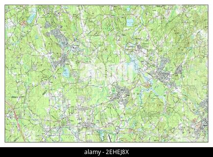 Medfield, Massachusetts, map 1987, 1:25000, United States of America by ...