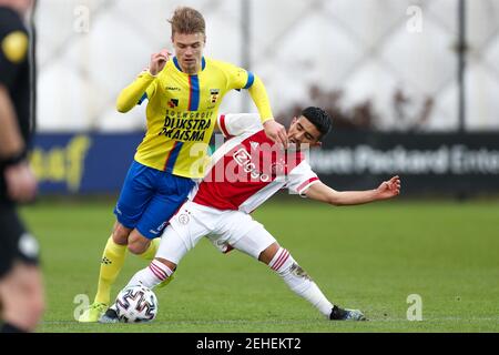 AMSTERDAM, NETHERLANDS - FEBRUARY 19: Jamie Jacobs of SC Cambuur and ...