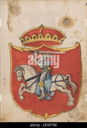 Pahonia. Пагоня (1555) (4 Stock Photo - Alamy