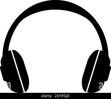 Earphone Simple vector icon. Illustration symbol design template for ...