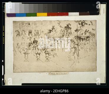 Palais royal, Jo. Pennell del. sc. i... 1893., Print shows people ...