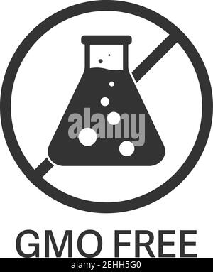 gmo free vector icon isolated on transparent background, gmo free logo concept Stock Vector ...