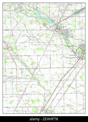 Flat Rock, Michigan, map 1967, 1:24000, United States of America by ...