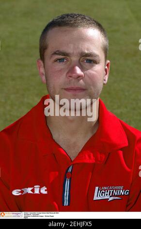 Lancashire County Cricket Club 2002. Back row L-R: - Jamie Haynes ...