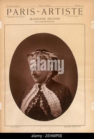 Madeleine Brohan Paris-Artiste 1885 Stock Photo - Alamy