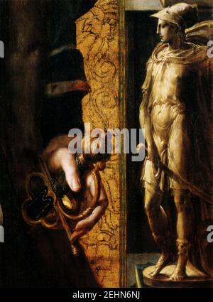 Parmigianino, ritratto di pier maria rossi di sansecondo 02 Stock Photo ...