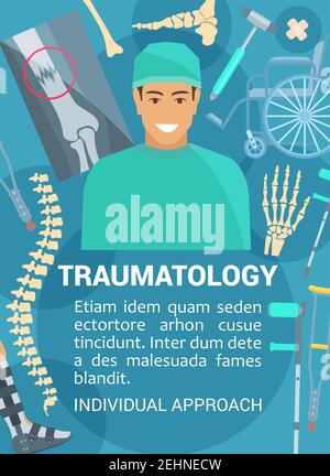 Traumatologist doctor, traumatology medicine. Trauma surgeon and ...