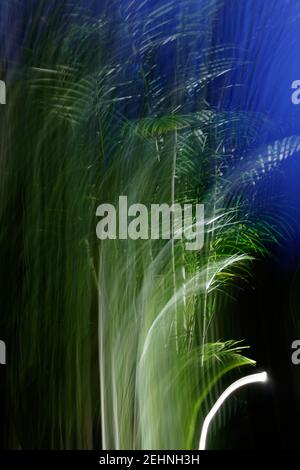 Artistic long exposure light effects, series, interior Stock Photo - Alamy