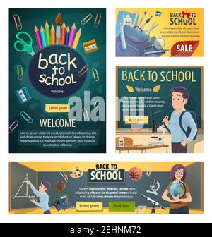 School pencils ruler and page Stock Vector Image & Art - Alamy