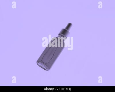 Hyaluronic acid serum generic bottle on pink abstract background Stock ...