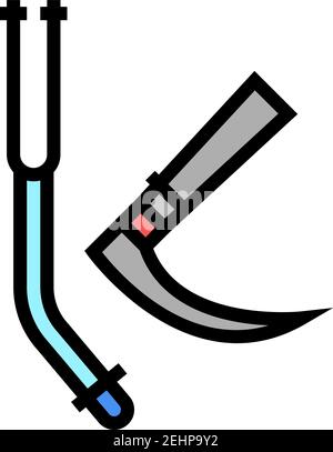 tracheal intubation tools color icon vector illustration Stock Vector ...