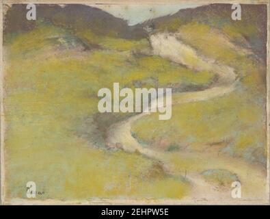 Pathway in a Field by Edgar Degas 1890 Stock Photo - Alamy