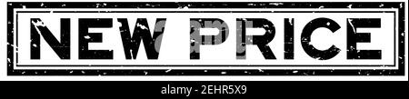 new price stamp. square grunge sign on white background Stock Vector ...