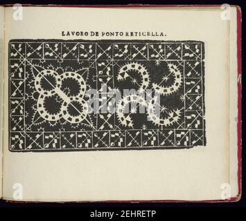 Pattern Book Facsimile, Studio delle virtuose dame, 1884 Stock Photo ...