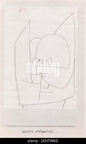 Paul Klee Altkluger Engel 1939 Stock Photo - Alamy