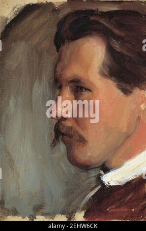 Paul Raud autoportrait Stock Photo - Alamy