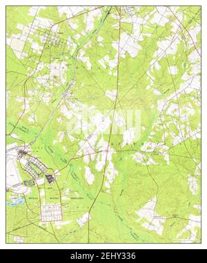 Pinebluff, North Carolina, map 1948, 1:24000, United States of America ...