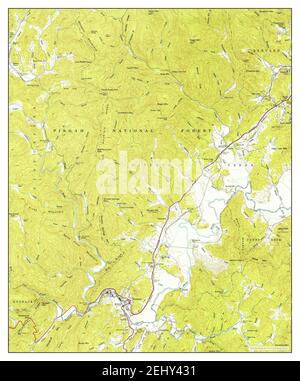Rosman, North Carolina, map 1945, 1:24000, United States of America by ...