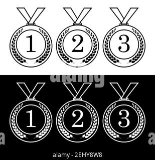 Olympic medal templates Stock Vector Image & Art - Alamy