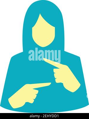 sign language interpreter logo. vector illustration Stock Vector Image ...