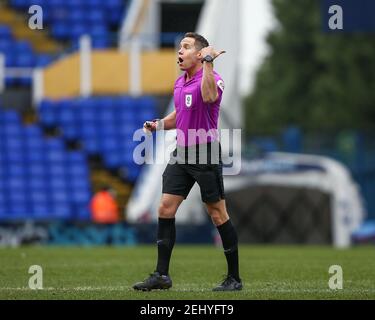 Referee Stephen Martin during the Coventry City v Bristol City Sky Bet ...