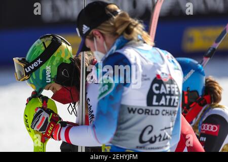 LIENSBERGER Katharina (AUT) Gold Medal during 2021 FIS Alpine World SKI ...