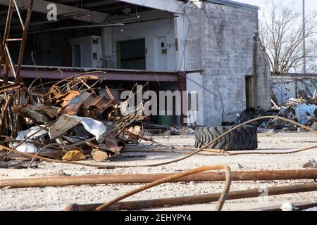 In the process of scrapping this shut down factory is a small Tennessee ...