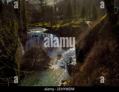Rastoke village, rafting on Korana river Stock Photo - Alamy