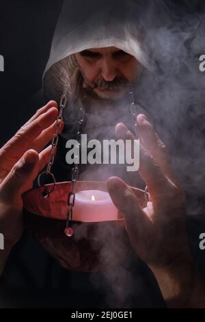 Summoning the spirits Stock Photo - Alamy