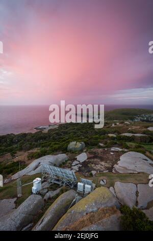 Stormy sunset over Barunguba (Montague Island), New South Wales, Australia Stock Photo - Alamy