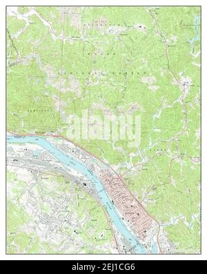 Ironton, Ohio, map 1972, 1:24000, United States of America by Timeless ...