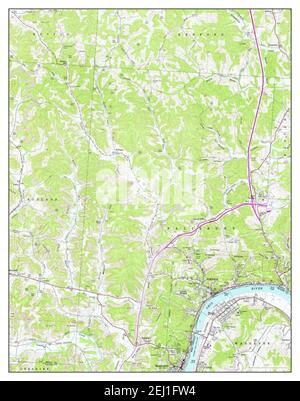 Pomeroy, Ohio, map 1960, 1:24000, United States of America by Timeless ...