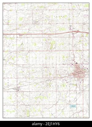 Wauseon, Ohio, map 1960, 1:24000, United States of America by Timeless ...