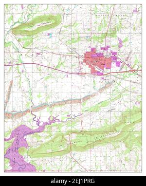 Sallisaw, Oklahoma, map 1967, 1:24000, United States of America by ...