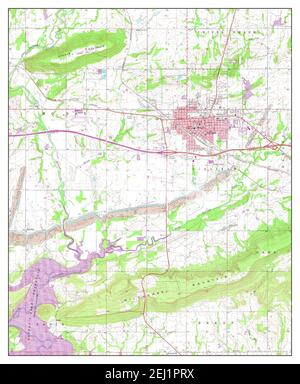 Sallisaw, Oklahoma, map 1967, 1:24000, United States of America by ...