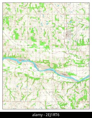 Wanette, Oklahoma, map 1965, 1:24000, United States of America by ...