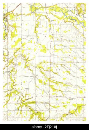 Yoder, Oregon, map 1955, 1:24000, United States of America by Timeless ...