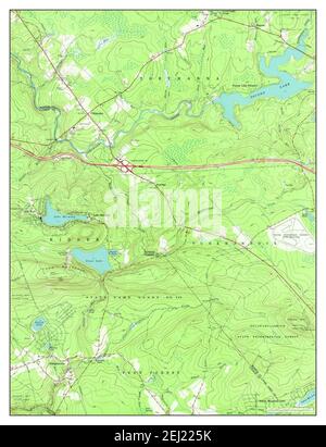 Blakeslee, Pennsylvania, map 1965, 1:24000, United States of America by ...