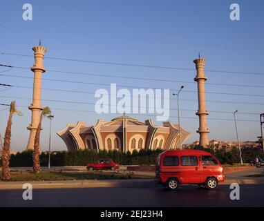 Police mosque in Sheikh Zayed city Giza city Egypt, Masjid Al Shorta at ...