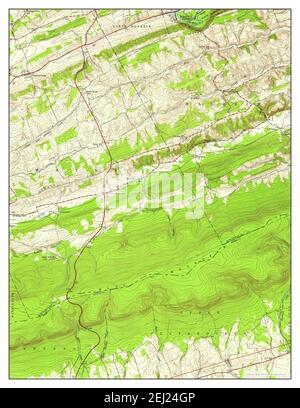Friedensburg, Pennsylvania, map 1945, 1:24000, United States of America ...
