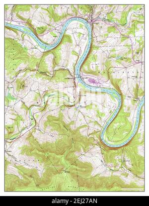 Meshoppen, Pennsylvania, map 1945, 1:24000, United States of America by ...