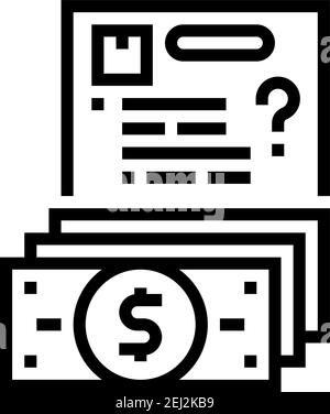 Record keeping budget icon outline vector. Documentation file. Remote ...