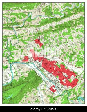 Kingsport, Tennessee, map 1959, 1:24000, United States of America by ...
